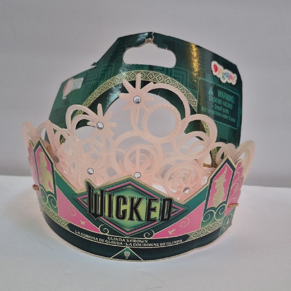 Accessories | Disguise Girls Wicked Movie Glindas Crown Pink Tiara ...